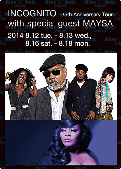 INCOGNITO - インコグニート|ARTISTS|BLUE NOTE TOKYO INCOGNITO - インコグニート|ARTISTS|BLUE NOTE TOKYO